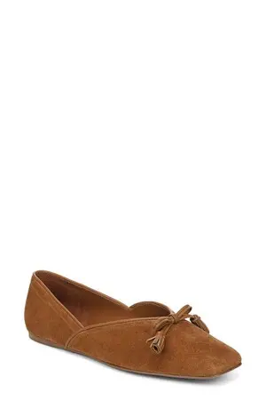 Franco Sarto Adabow Square Toe Flat - Tan