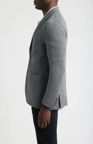 Canali Impeccabile Trim Fit Wool Sport Coat