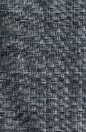 Canali Kei Trim Fit Plaid Sport Coat