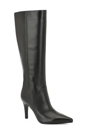 Nine West Korin Wide Calf Knee High Boot - Black