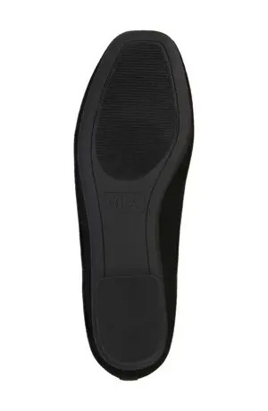 Mia Tinna Faux Leather Ballet Flat - Black
