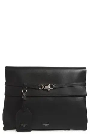 Dolce & Gabbana Leather Crossbody Bag - Black