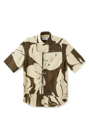 Mango Regular Fit Short Sleeve Button-up Shirt
