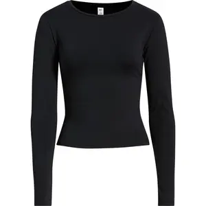 Bp. Smooth Fit Long Sleeve Crewneck T-shirt Black