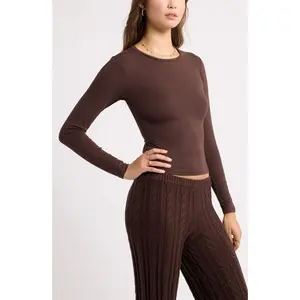 BP. Smooth Fit Long Sleeve Crewneck T-shirt