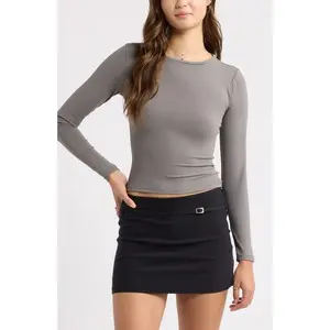 BP. Smooth Fit Long Sleeve Crewneck T-shirt