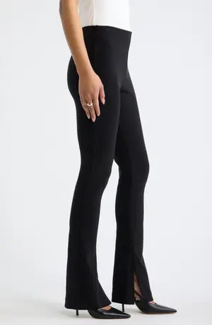 OPEN EDIT Split Hem Knit Pants