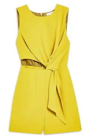 Topshop Twist Drape Romper