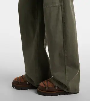 Brunello Cucinelli Monili Wide-leg Jeans - Green