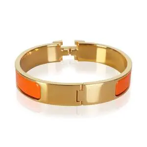 Hermès Gold-plated Clic H Bracelet
