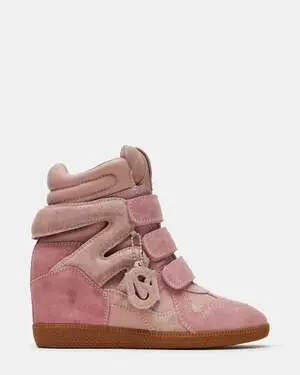 Steve Madden Mavis Wedge Sneakers - Pink Multi