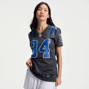 Nike Tyler Warren Indianapolis Colts Rivalries Collection Nfl Game Jersey - Grey