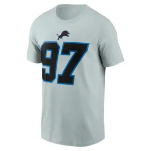 Nike Aidan Hutchinson Detroit Lions Rivalries Collection Nfl T-shirt - Grey