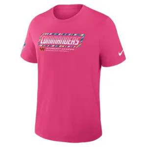 Nike Washington Commanders Crucial Catch Sideline Dri-fit Nfl T-shirt - Pink