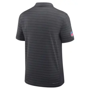 Nike Indianapolis Colts Rivalries Collection Sideline Victory Striped Dri-fit Nfl Polo - Grey