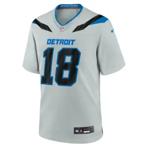 Nike Isaac Teslaa Detroit Lions Rivalries Collection Nfl Game Jersey - Grey