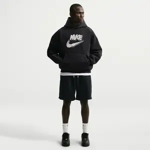 Nike Standard Issue Brushed Pullover Basketball Hoodie