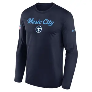 Nike Tennessee Titans Rivalries Collection Sideline Legend Dri-fit Nfl Long-sleeve T-shirt - Blue