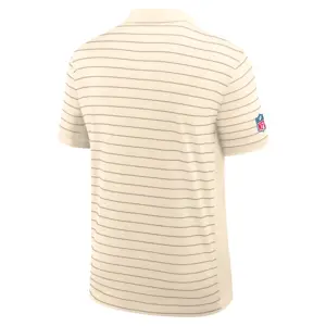 Nike Arizona Cardinals Rivalries Collection Sideline Victory Striped Dri-fit Nfl Polo - Brown