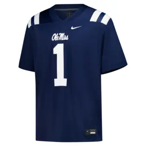 Nike 1 Ole Miss Rebels Untouchable Football Jersey - Blue