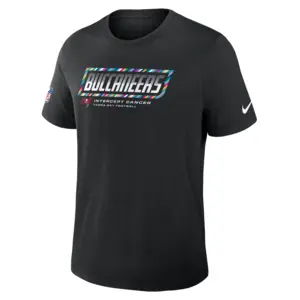 Nike Tampa Bay Buccaneers Crucial Catch Sideline Dri-fit Nfl T-shirt - Black