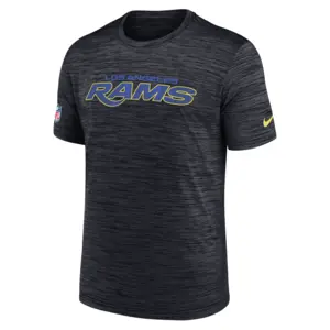 Nike Los Angeles Rams Rivalries Collection Sideline Velocity Dri-fit Nfl T-shirt - Blue