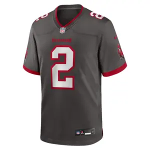 Nike Emeka Egbuka Tampa Bay Buccaneers Nfl Game Jersey - Grey
