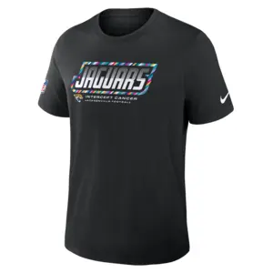Nike Jacksonville Jaguars Crucial Catch Sideline Dri-fit Nfl T-shirt - Black