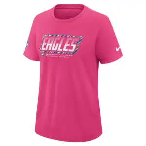 Nike Philadelphia Eagles Crucial Catch Dri-fit Nfl T-shirt - Pink