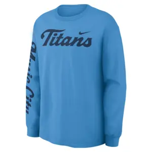 Nike Tennessee Titans Rivalries Collection Max90 Nfl Long-sleeve T-shirt - Blue