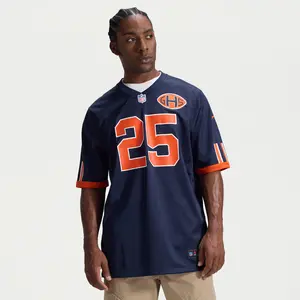 Nike Kyle Monangai Chicago Bears Rivalries Collection Nfl Game Jersey - Blue