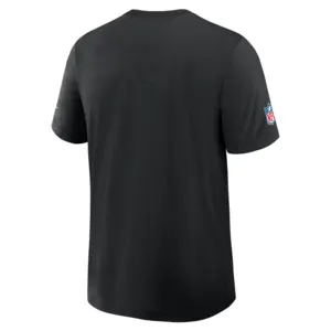 Nike Detroit Lions Crucial Catch Sideline Dri-fit Nfl T-shirt - Black
