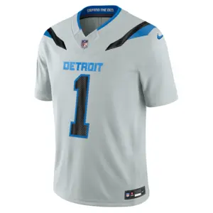 Nike Jameson Williams Detroit Lions Rivalries Collection Dri-fit Nfl Limited Jersey - Grey