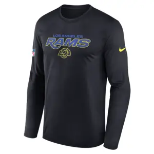 Nike Los Angeles Rams Rivalries Collection Sideline Legend Dri-fit Nfl Long-sleeve T-shirt - Blue