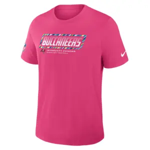 Nike Tampa Bay Buccaneers Crucial Catch Sideline Dri-fit Nfl T-shirt - Pink