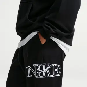 Nike Studio Fleece Medium Weight Oversized Cuffed Logo Pants
