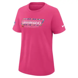 Nike Washington Commanders Crucial Catch Dri-fit Nfl T-shirt - Pink
