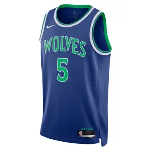 Nike Minnesota Timberwolves Icon Edition Dri-fit Nba Swingman Jersey - Blue