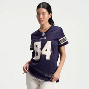 Nike Randy Moss Minnesota Vikings Rivalries Collection Nfl Game Jersey - Purple