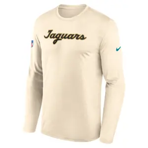 Nike Jacksonville Jaguars Rivalries Collection Sideline Legend Dri-fit Nfl Long-sleeve T-shirt - Brown
