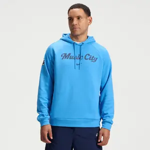 Nike Tennessee Titans Rivalries Collection Primary Dri-fit Nfl Pullover Hoodie - Blue