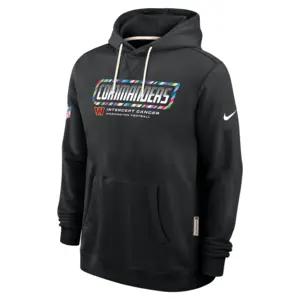 Nike Washington Commanders Crucial Catch Sideline Standard Issue Dri-fit Nfl Pullover Hoodie - Black