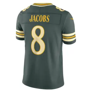 Nike Josh Jacobs Bay Packers Rivalries Collection Dri-fit Nfl Limited Jersey