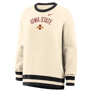 Nike Phoenix Oversized Crew-neck Sweatshirt - Brown