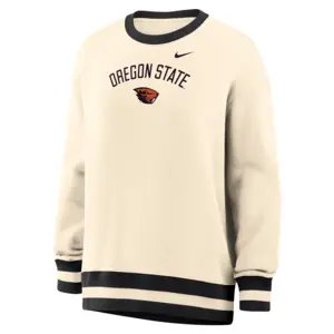 Nike Phoenix Oversized Crew-neck Sweatshirt - Brown