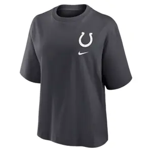 Nike Indianapolis Colts Rivalries Collection Boxy Nfl T-shirt - Grey