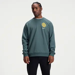 Nike Bay Packers Rivalries Collection Primary Dri-fit Nfl Pullover Crew - Green