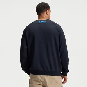 Nike Detroit Lions Rivalries Collection Primary Dri-fit Nfl Pullover Crew
