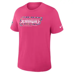 Nike Seattle Seahawks Crucial Catch Sideline Dri-fit Nfl T-shirt - Pink