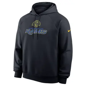 Nike Los Angeles Rams Rivalries Collection Primary Dri-fit Nfl Pullover Hoodie - Blue